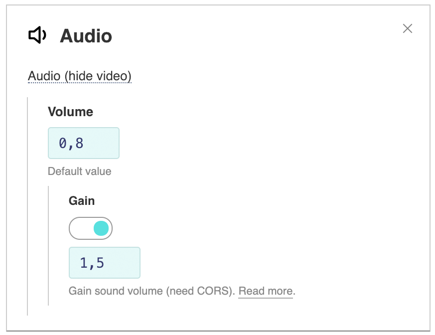 Update - Docs - PlayerJS